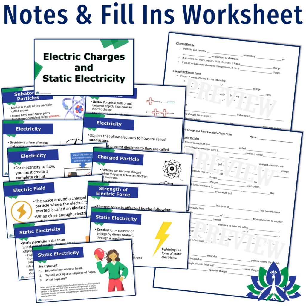 Electric Charges and Electric Force Activity Bundle - Flying Colors Science