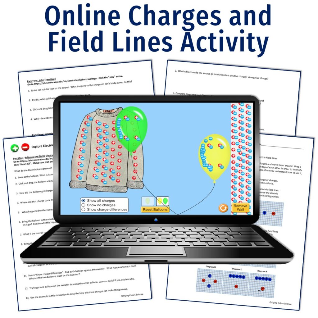 Electric Charges and Electric Force Activity Bundle - Flying Colors Science