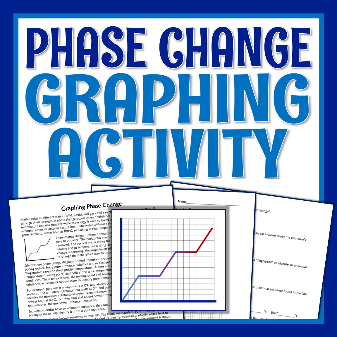 Phase Change Graph Activity - Flying Colors Science