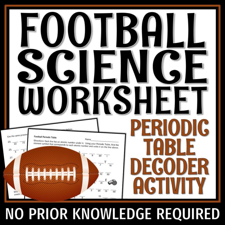 Football Science Activity - Flying Colors Science