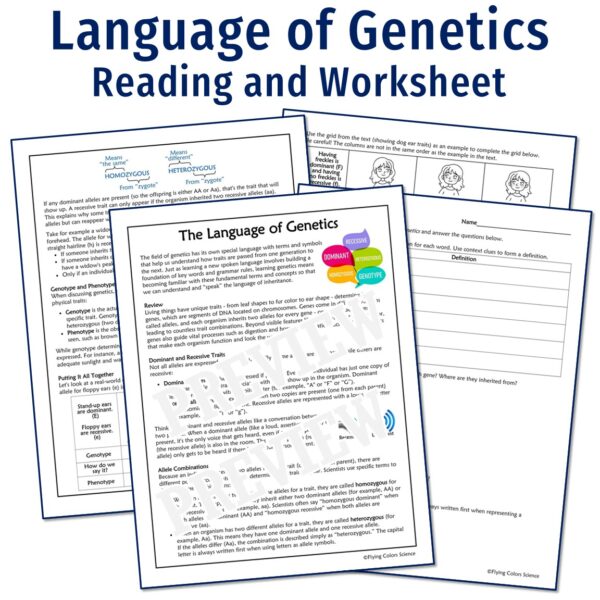 Genetics Reading Set - Flying Colors Science