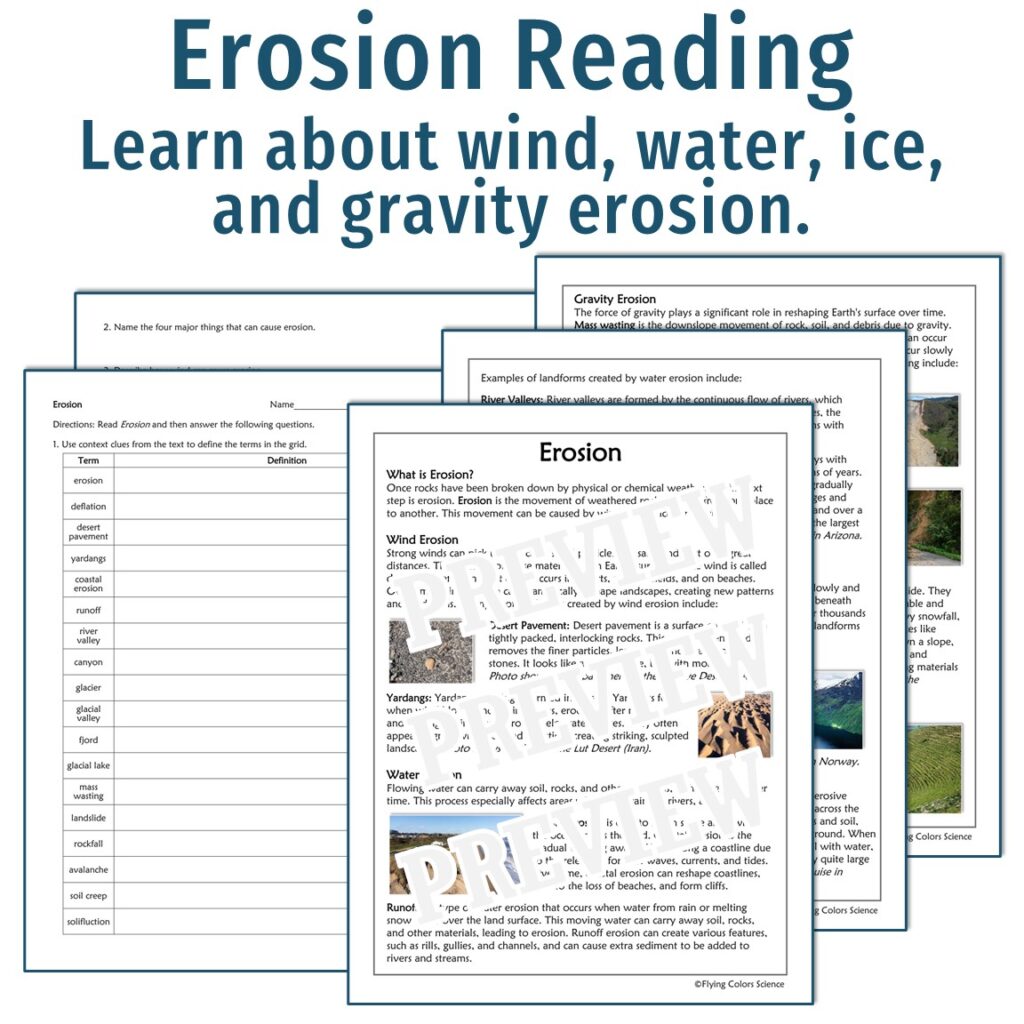 Cycling of Earth's Materials Unit - Flying Colors Science