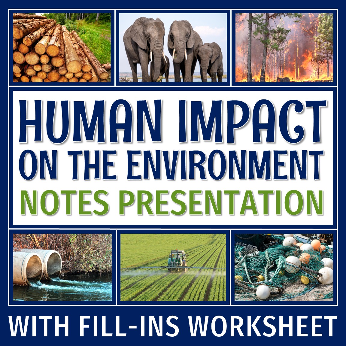 Human Impact on the Environment Notes - Flying Colors Science