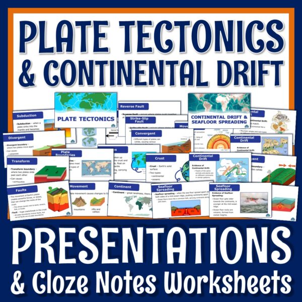 Plate Tectonics Notes with Continental Drift - Flying Colors Science
