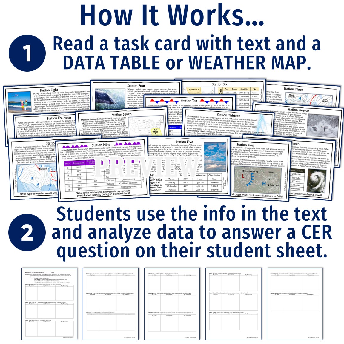 Weather CER Activity - Flying Colors Science