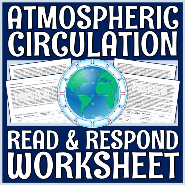Atmospheric Circulation Worksheet - Flying Colors Science