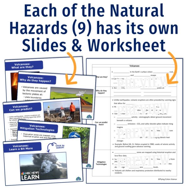 Natural Hazards Notes - Flying Colors Science